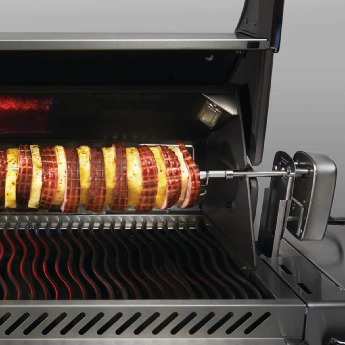 Commercial Grade Rotisserie for Large Grills | The BBQ Grill Store